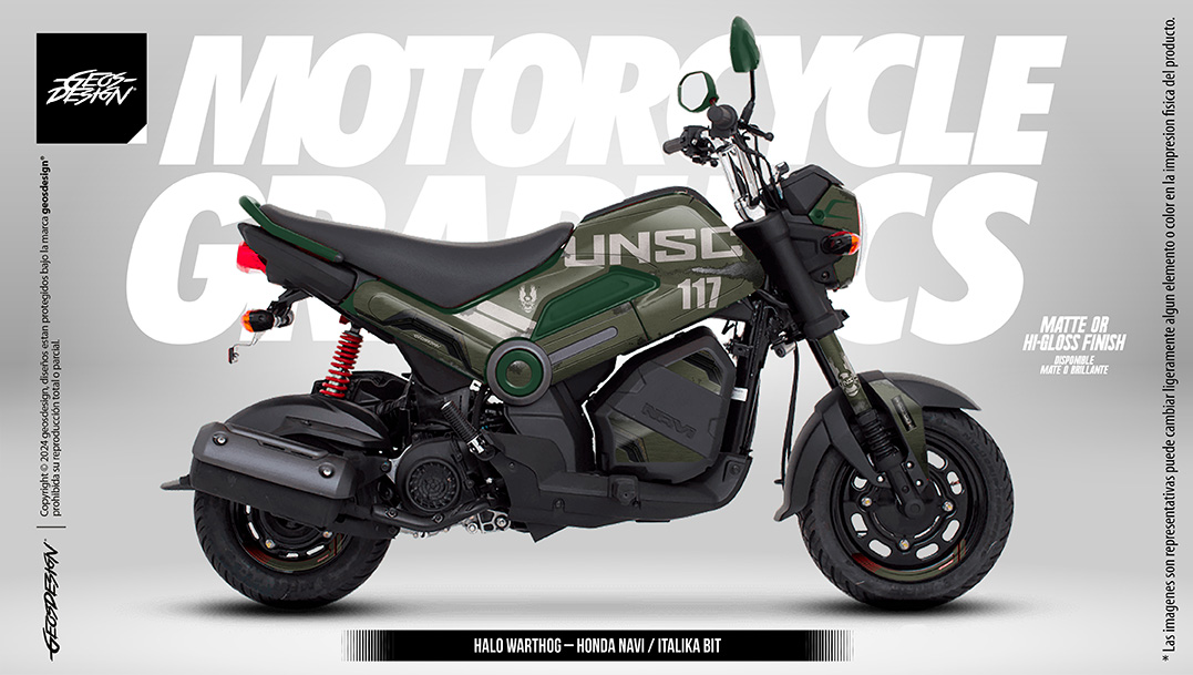 HALO WARTHOG - HONDA NAVI / ITALIKA BIT - geosdesign